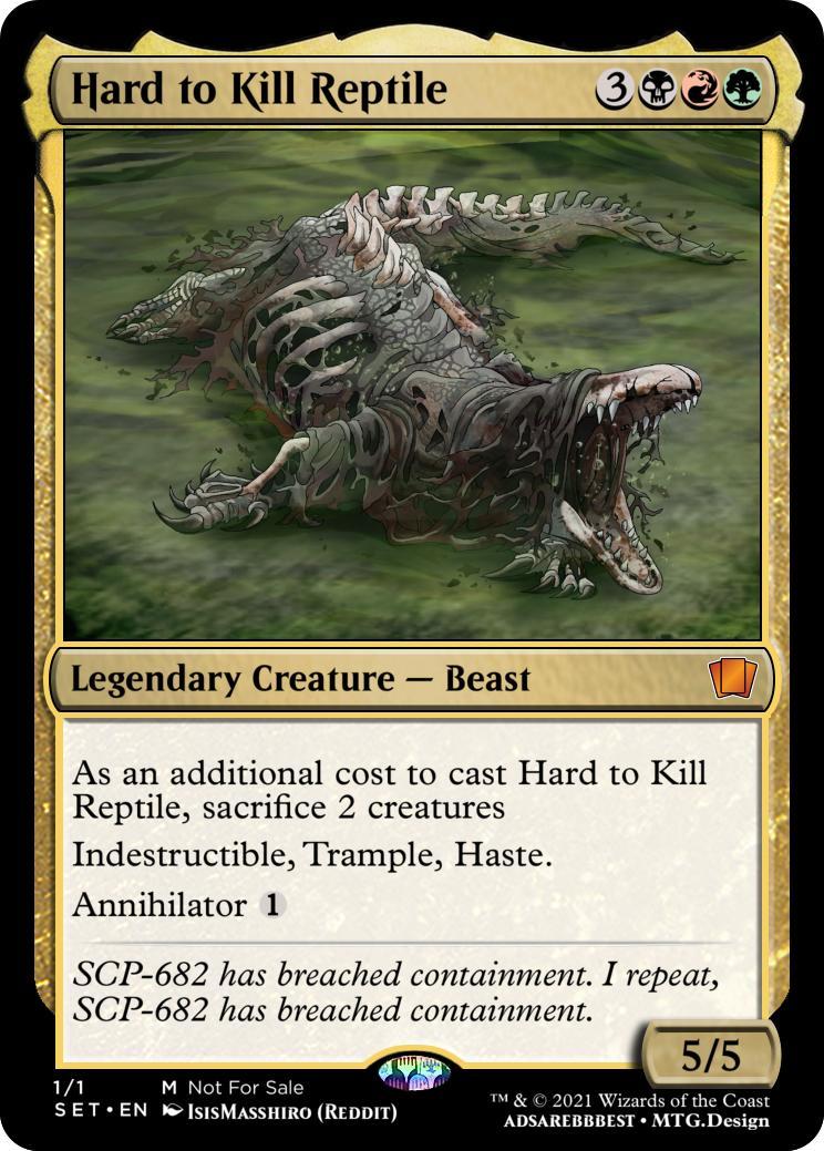 [[SCP-682]] but MTG | Scrolller