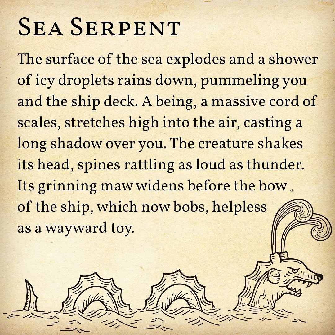 Sea Serpent by dScryb [OC] | Scrolller