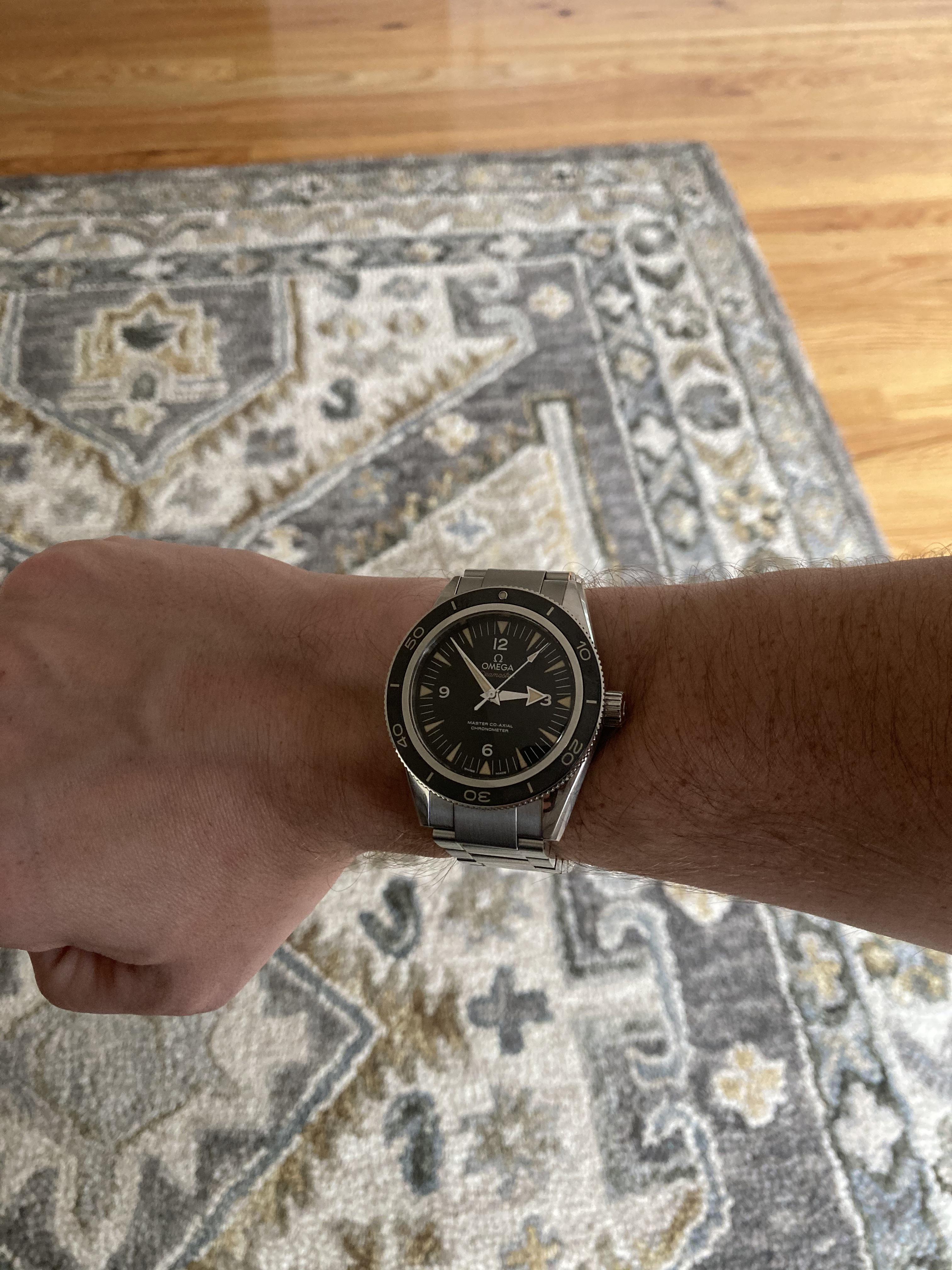 Seamaster 300 Master Co-Axial: now with brushed center links | Scrolller