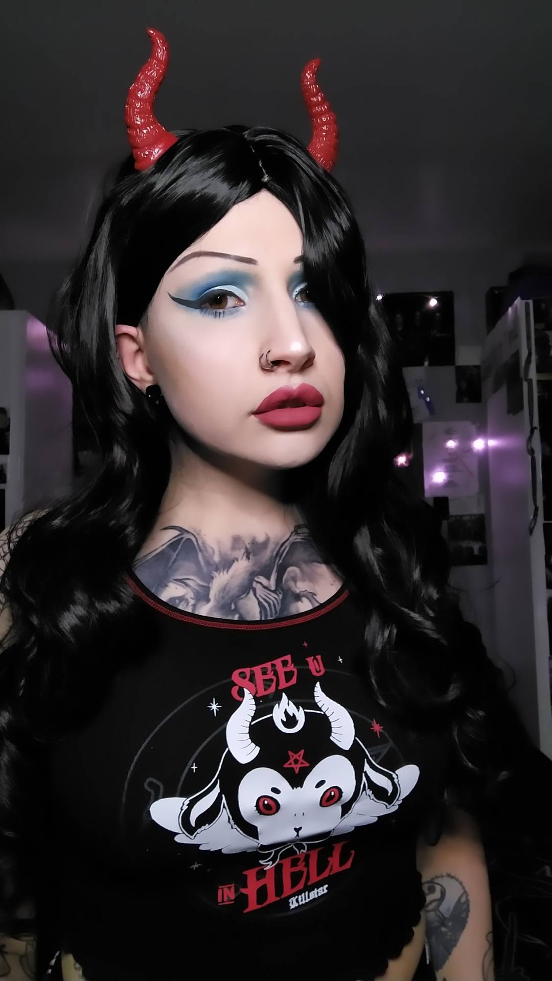 See u in hell 🔥 new here, hi!💜 | Scrolller