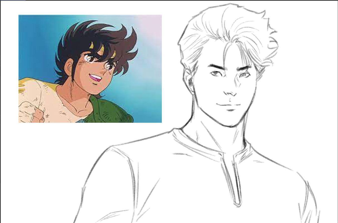 Seiya Redesign WIP (art by me) | Scrolller