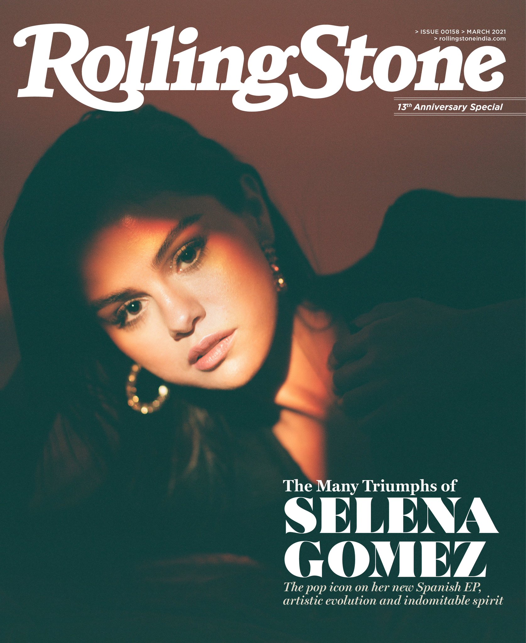Selena on the cover of the new Rolling Stone India issue | Scrolller