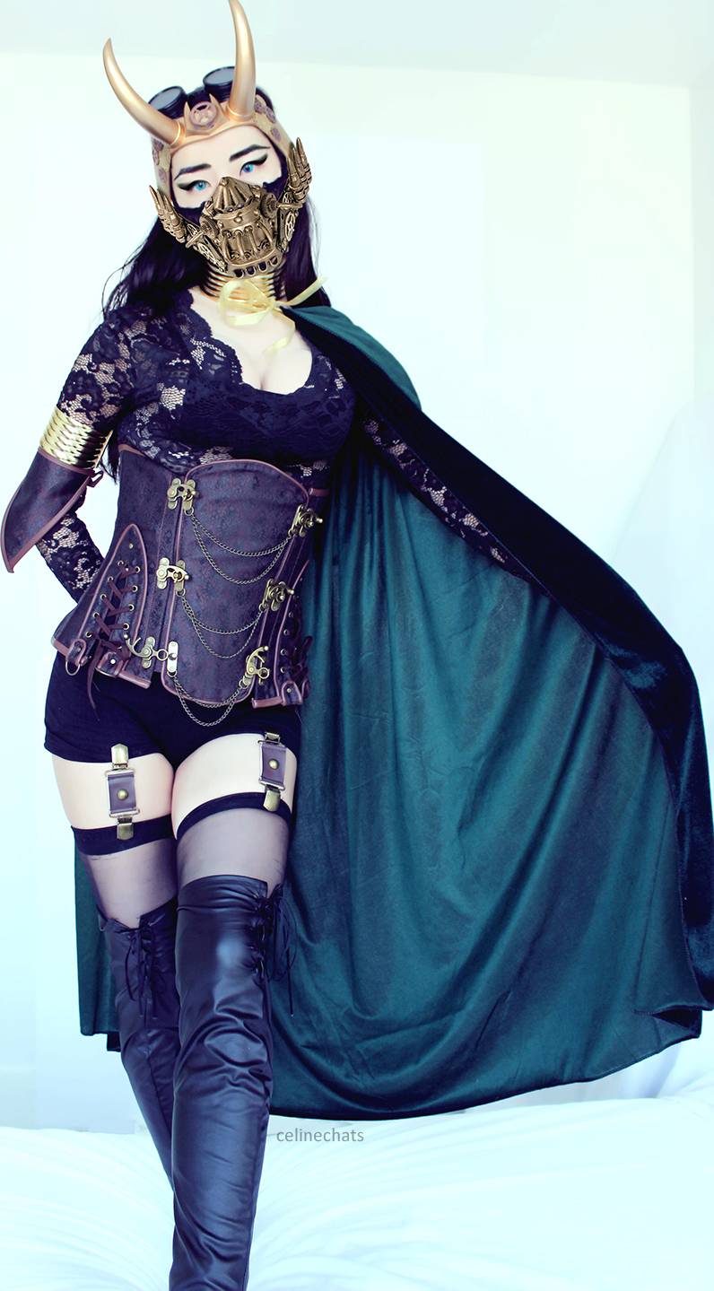 [self] My Lady Loki steampunk variant cosplay | Scrolller