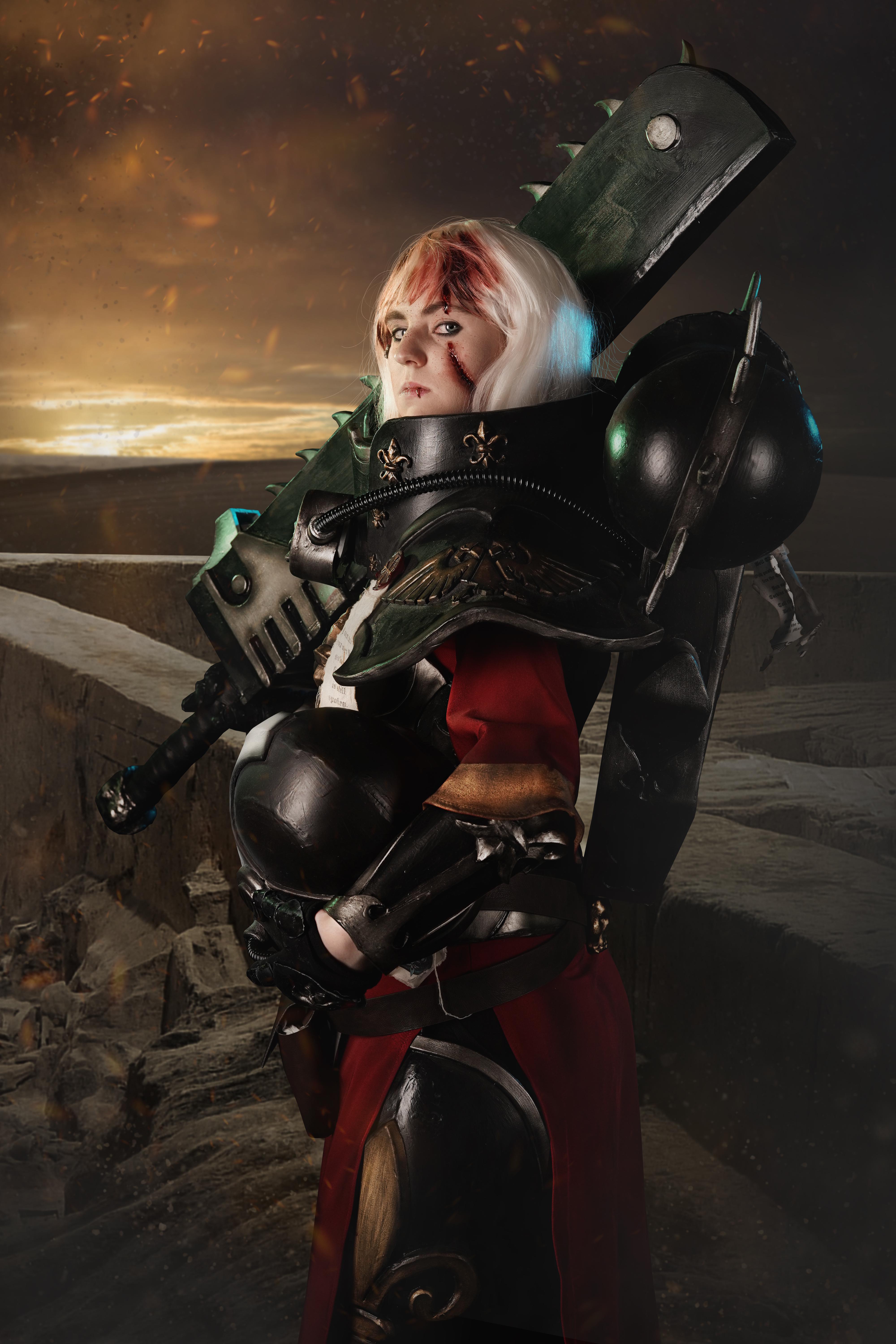 [Self] sister of battle cosplay with a working chainsword. | Scrolller