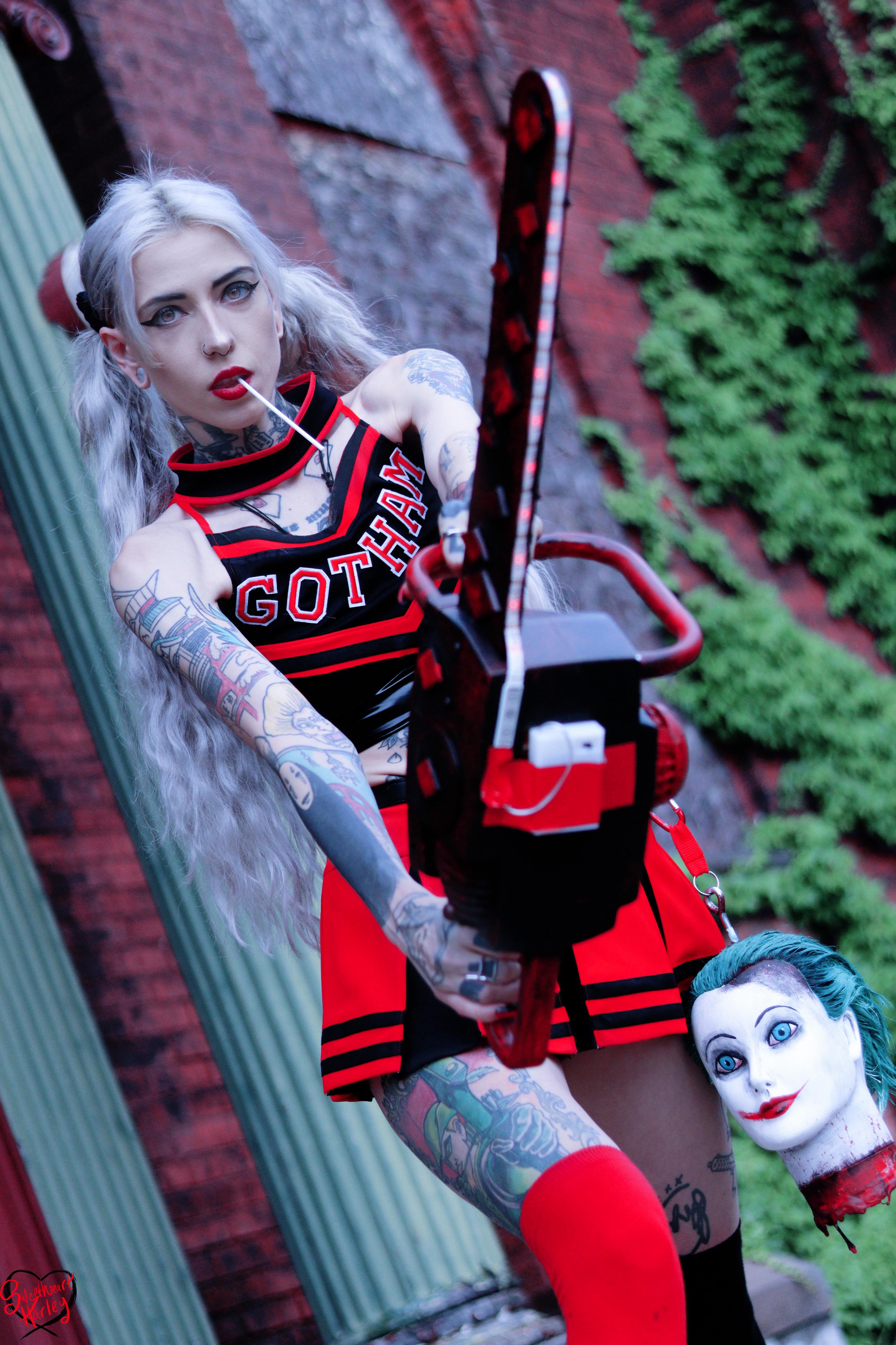 [self] Sweetheart. Harley as Harley Quinn x Lollipop Chainsaw | Scrolller