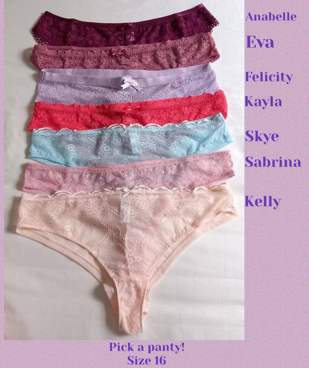 [selling]pick A Panty Pick A Panty From This Selection Of Sexy Lace