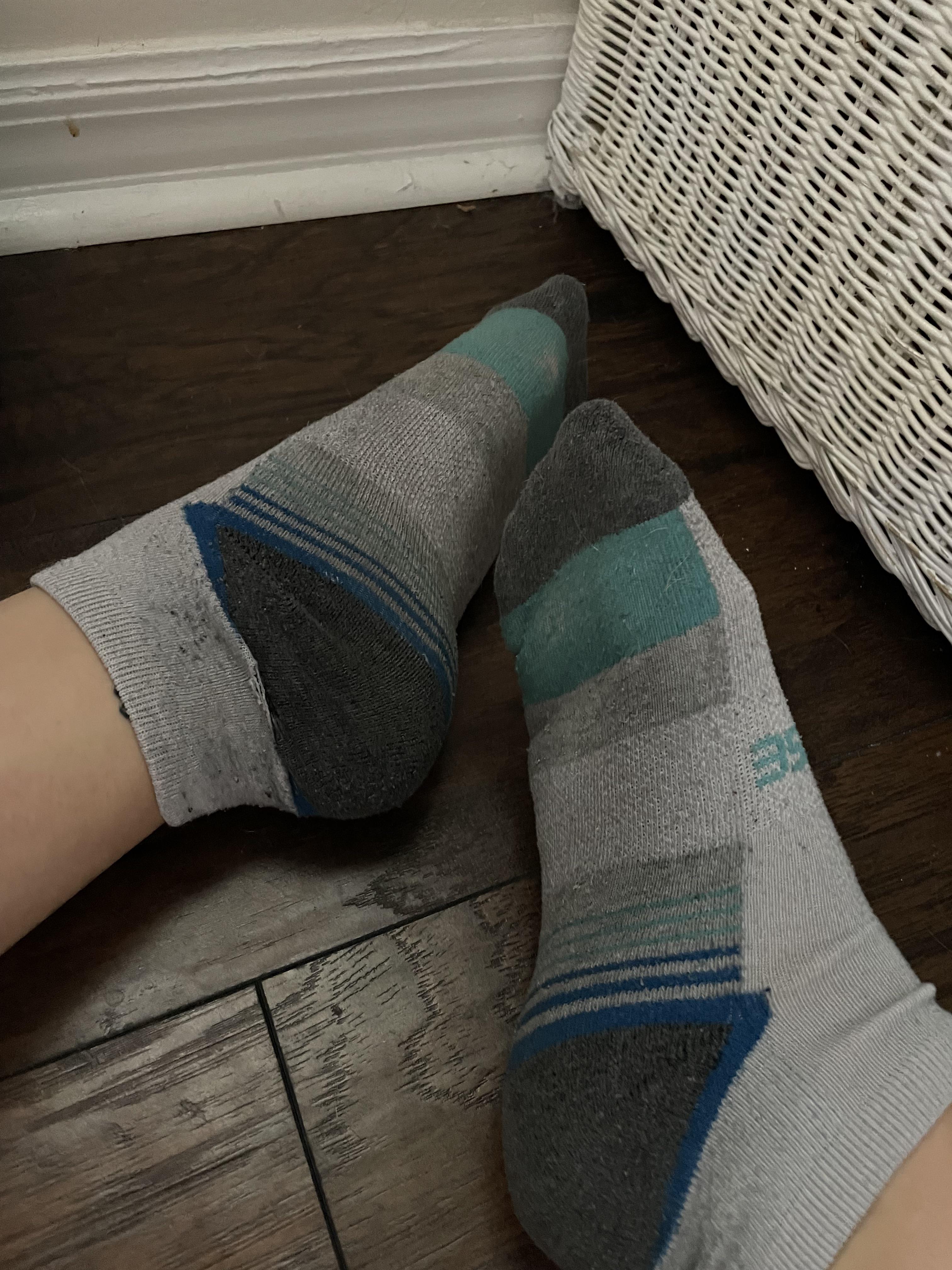 selling well worn smelly gym socks. taking requests as well for my upcoming hiking trip. Dm ...