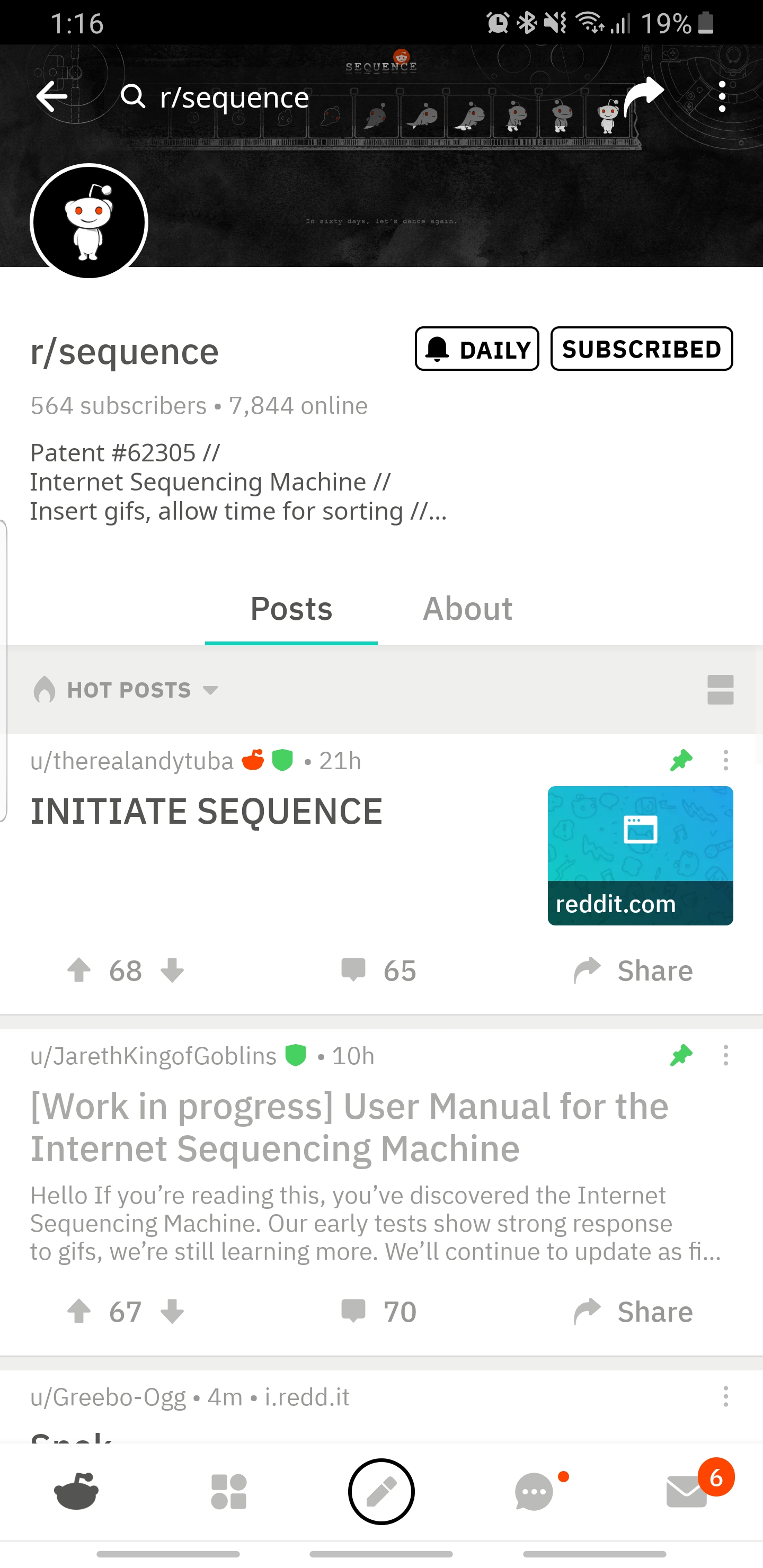 SEQUENCE HAS BEEN INITIATED | Scrolller