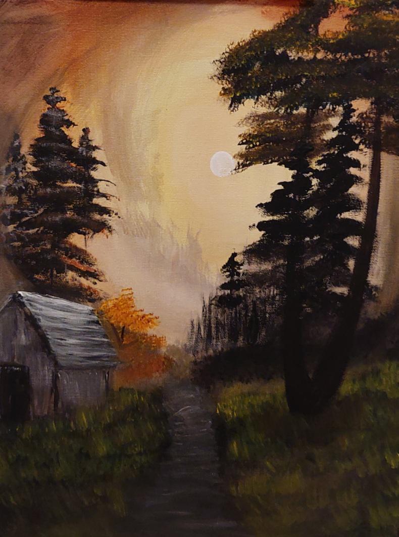 Serene, me, acrylic, 2021 | Scrolller