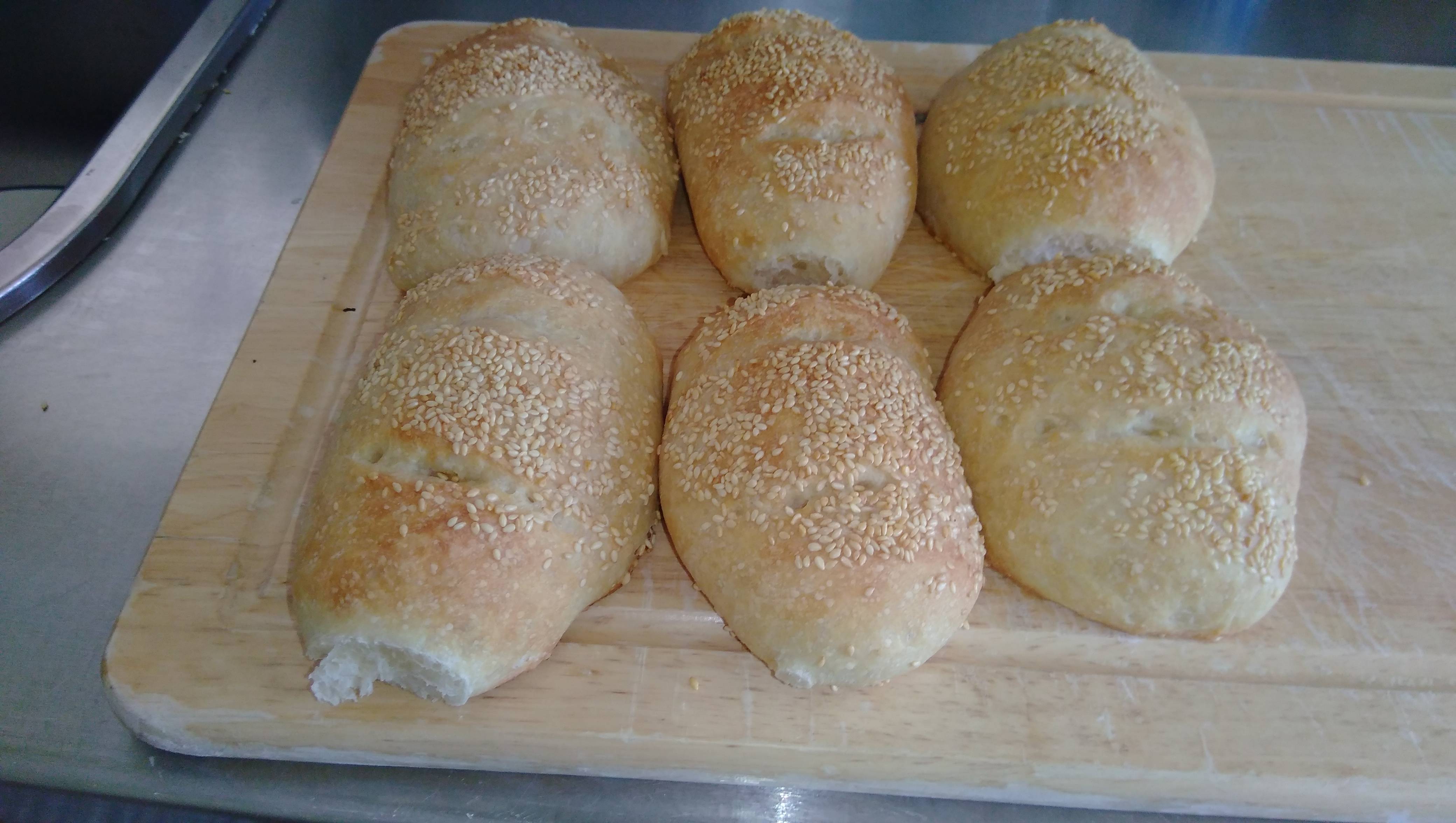 Sesame-topped buns | Scrolller