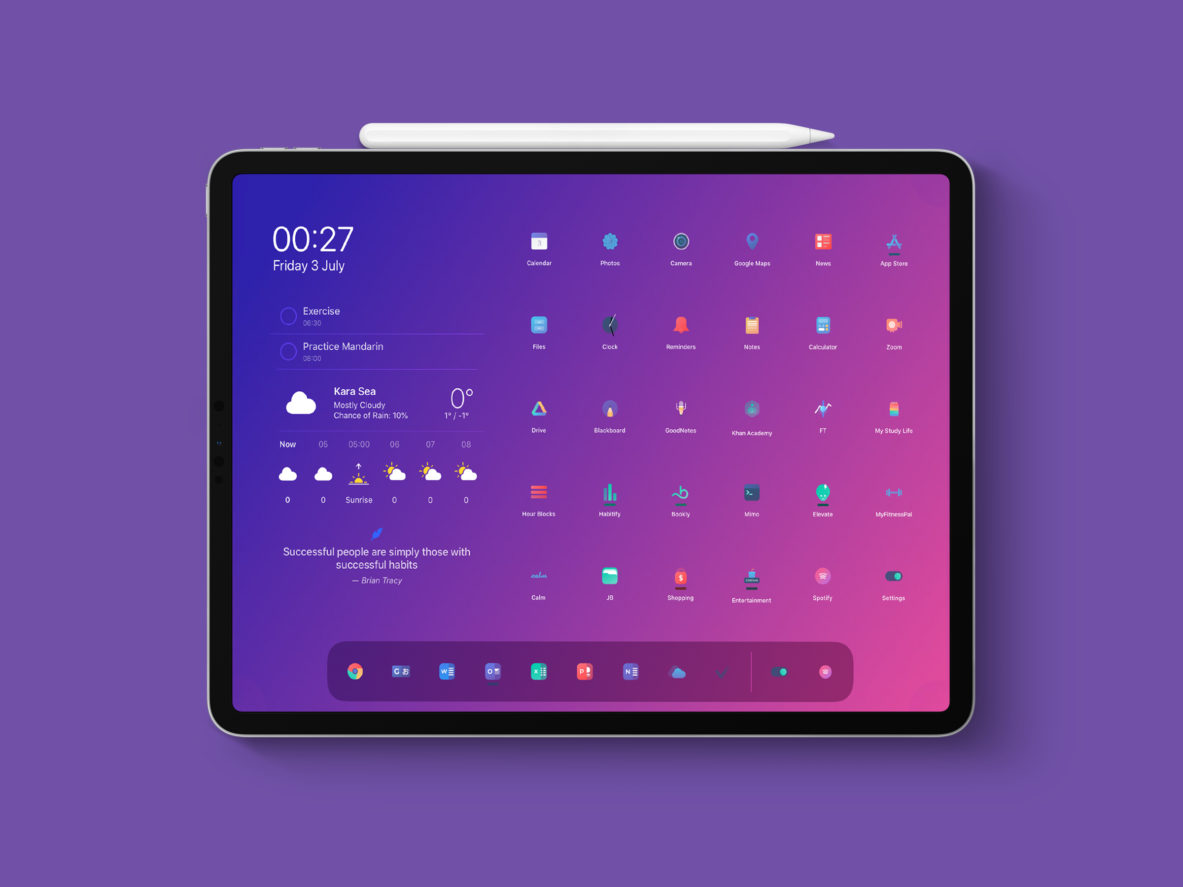 [Setup] iPad Pro - University Style | Scrolller