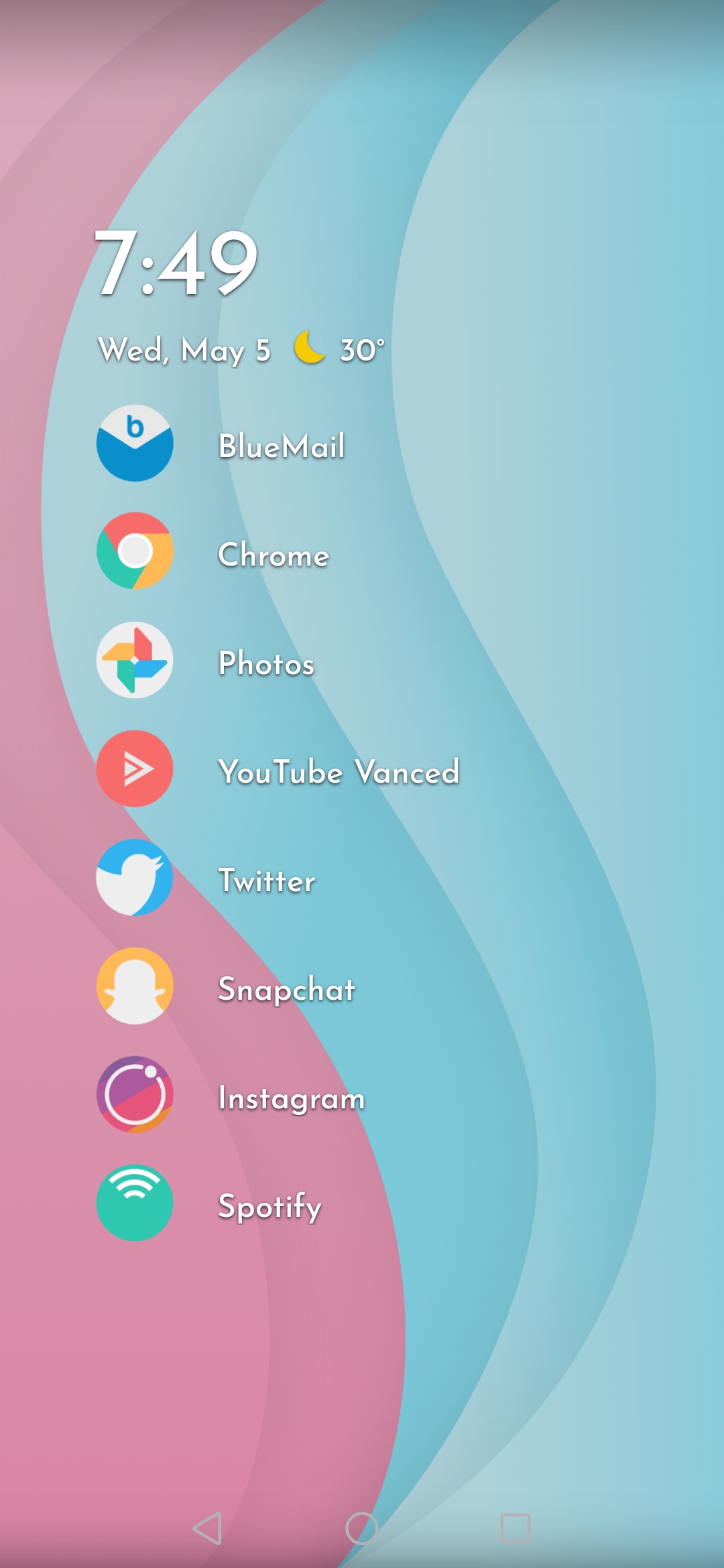 [Setup] Niagara launcher + Minimal O icons | Scrolller