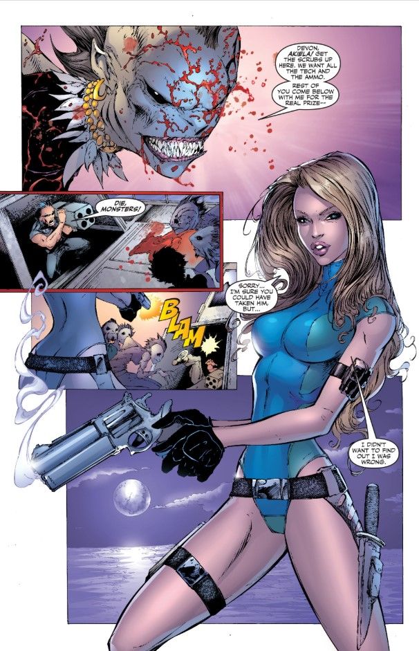 Sexy Action Diver Girl [Supergirl (2005) #11] | Scrolller
