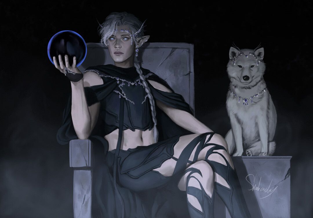 Shadow Elf Sorcerer by Sarah Beth Moore | Scrolller