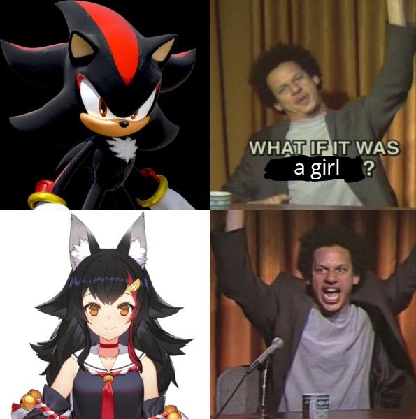 Shadow's lost older sister | Scrolller