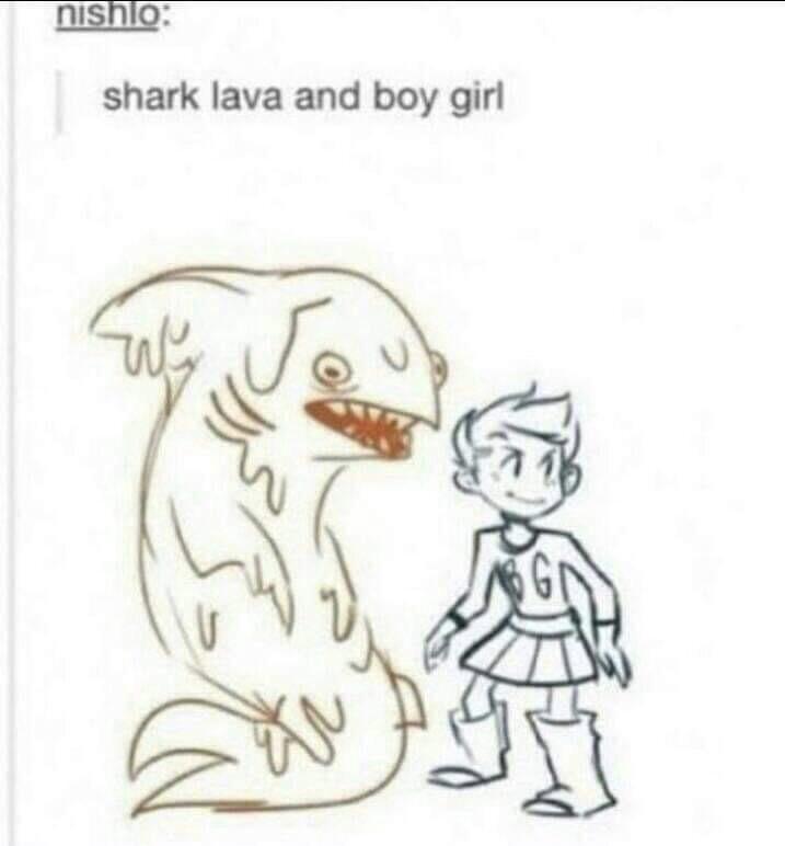 Shark lava and boy Rule | Scrolller