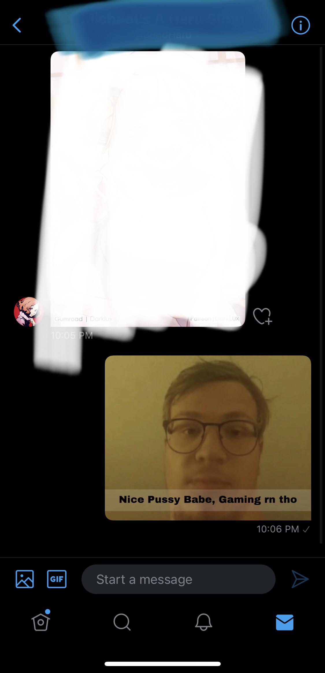 She blocked me. | Scrolller