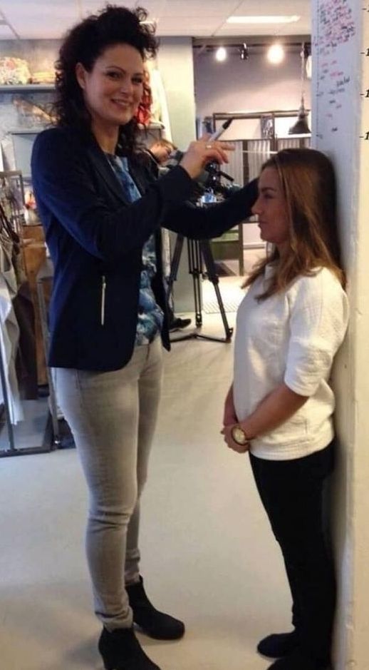 She hasn't grown a centimeter in over a decade but it's still fun to measure her. | Scrolller