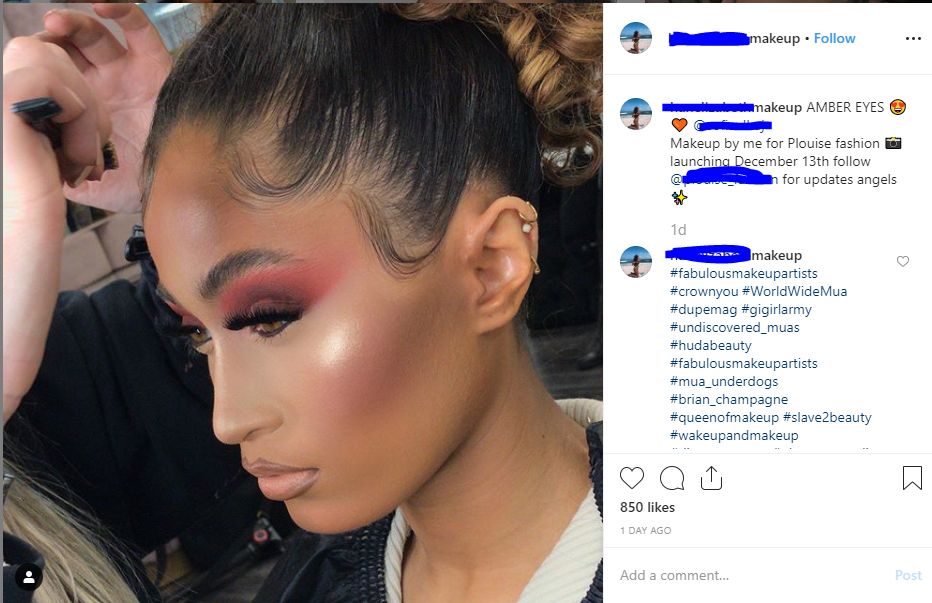 She looks like she has a bruise on the forehead | Scrolller