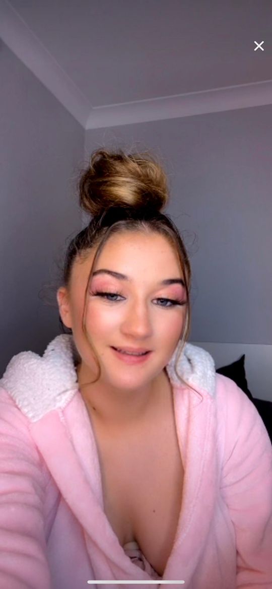 She’s live now nice down blouse no bra | Scrolller