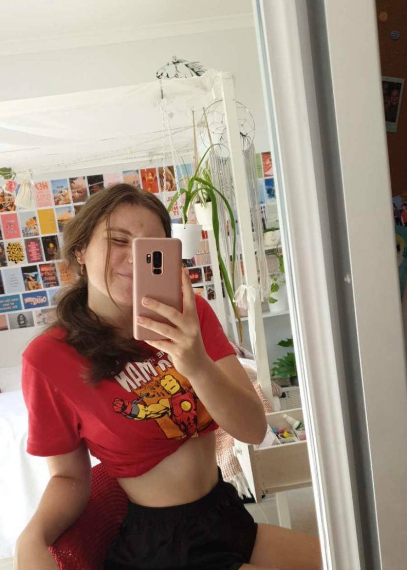 She swallows. | Scrolller