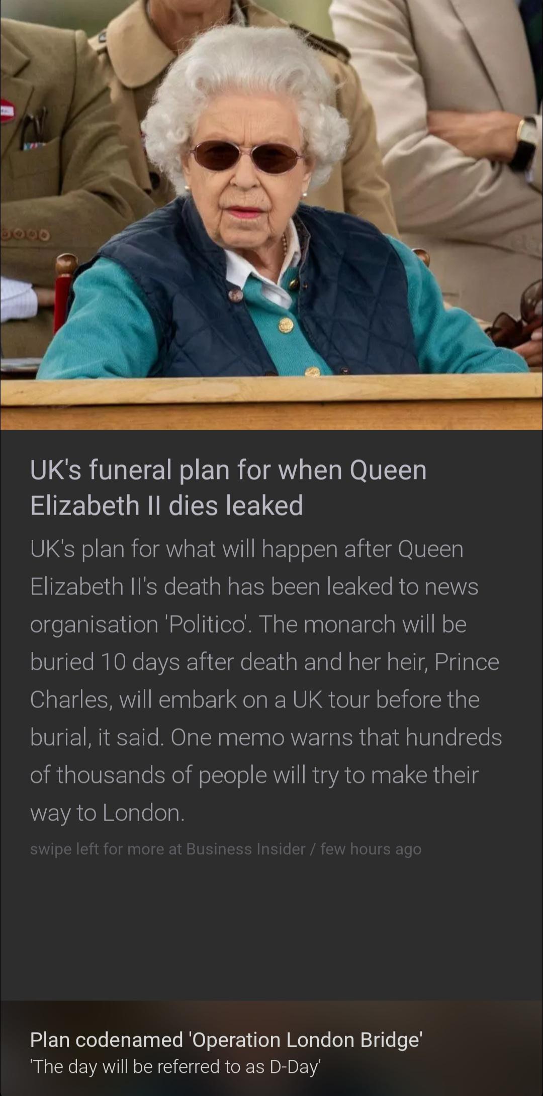 She's gonna outlive Charles | Scrolller