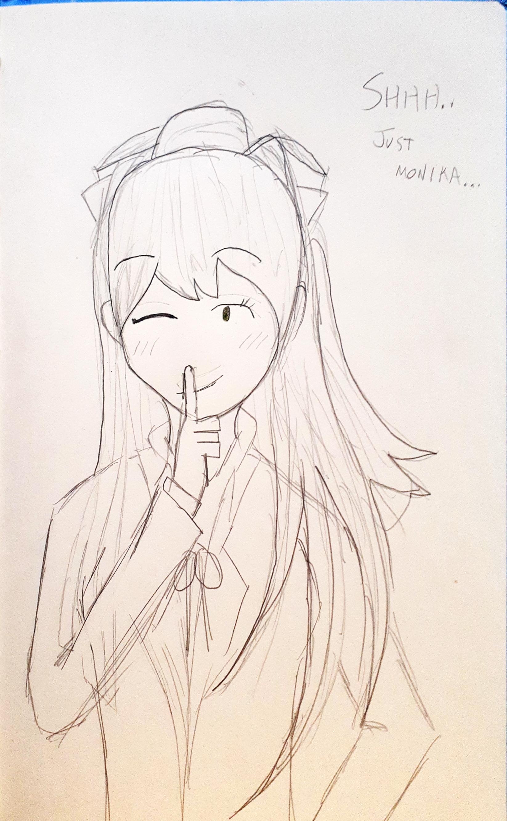 Shhhh... Just Monika | Scrolller