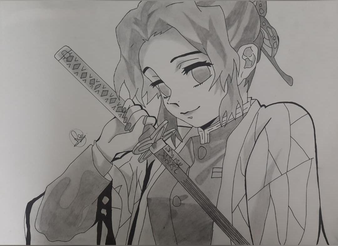 Shinobu Kocho Fan Art By Me Scrolller