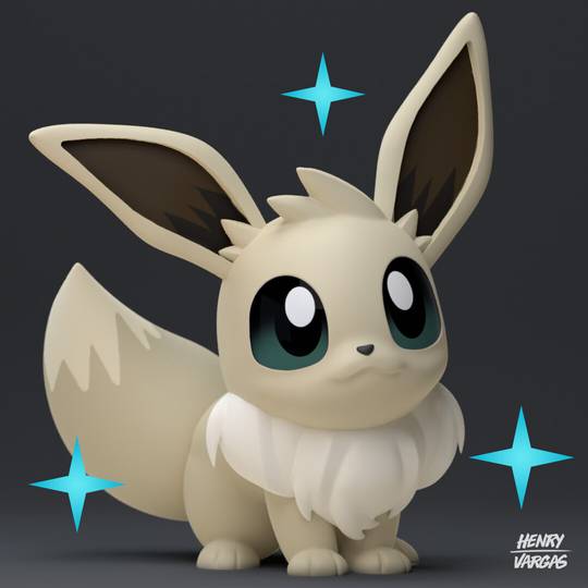 Shiny Eevee by Henry Vargas | Scrolller