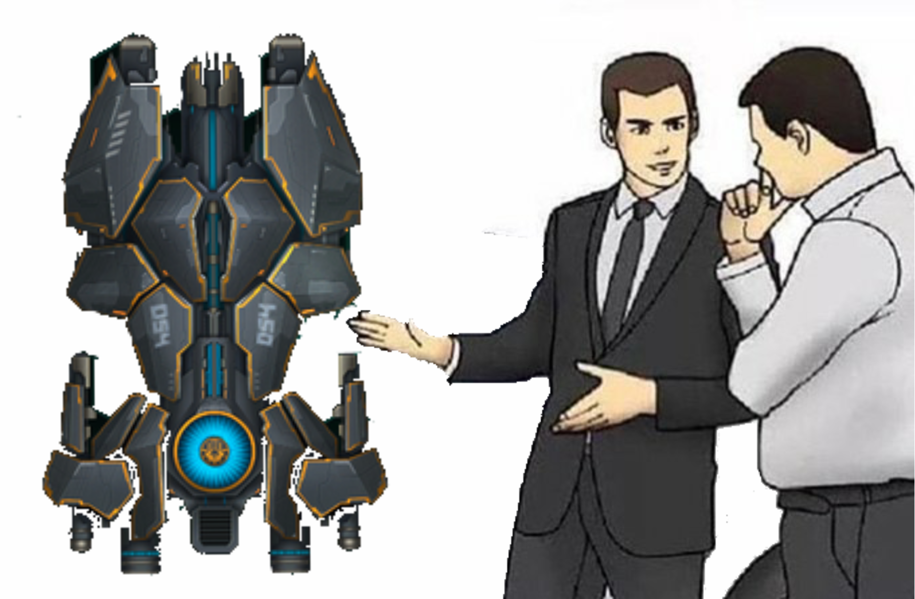 Ship Salesman: *points Ritari* This bad boy can fit so much fkn GWS in it | Scrolller