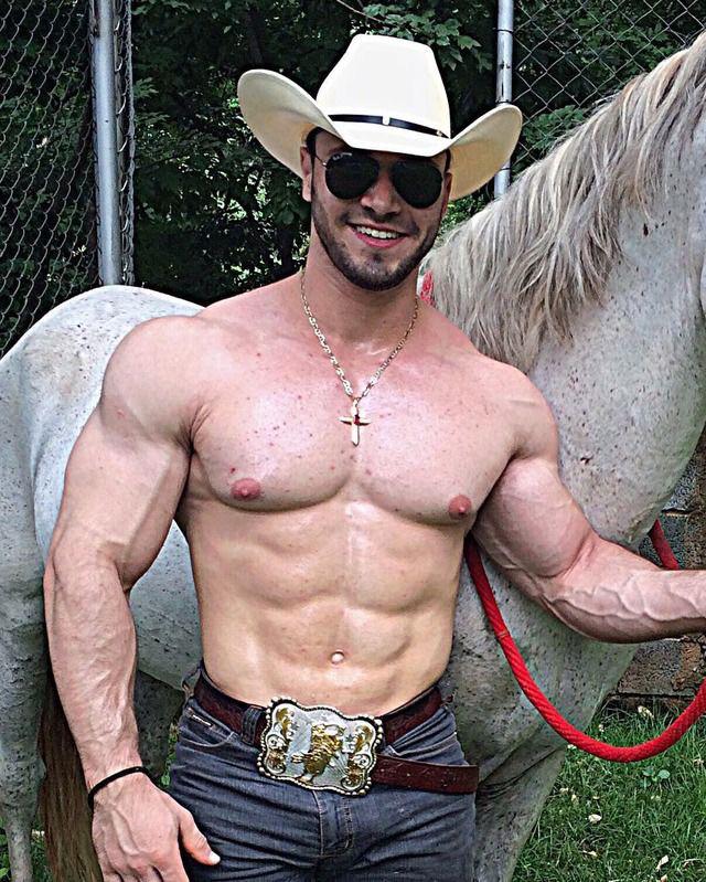“Shirtless cowboy and his horse” ... | Scrolller