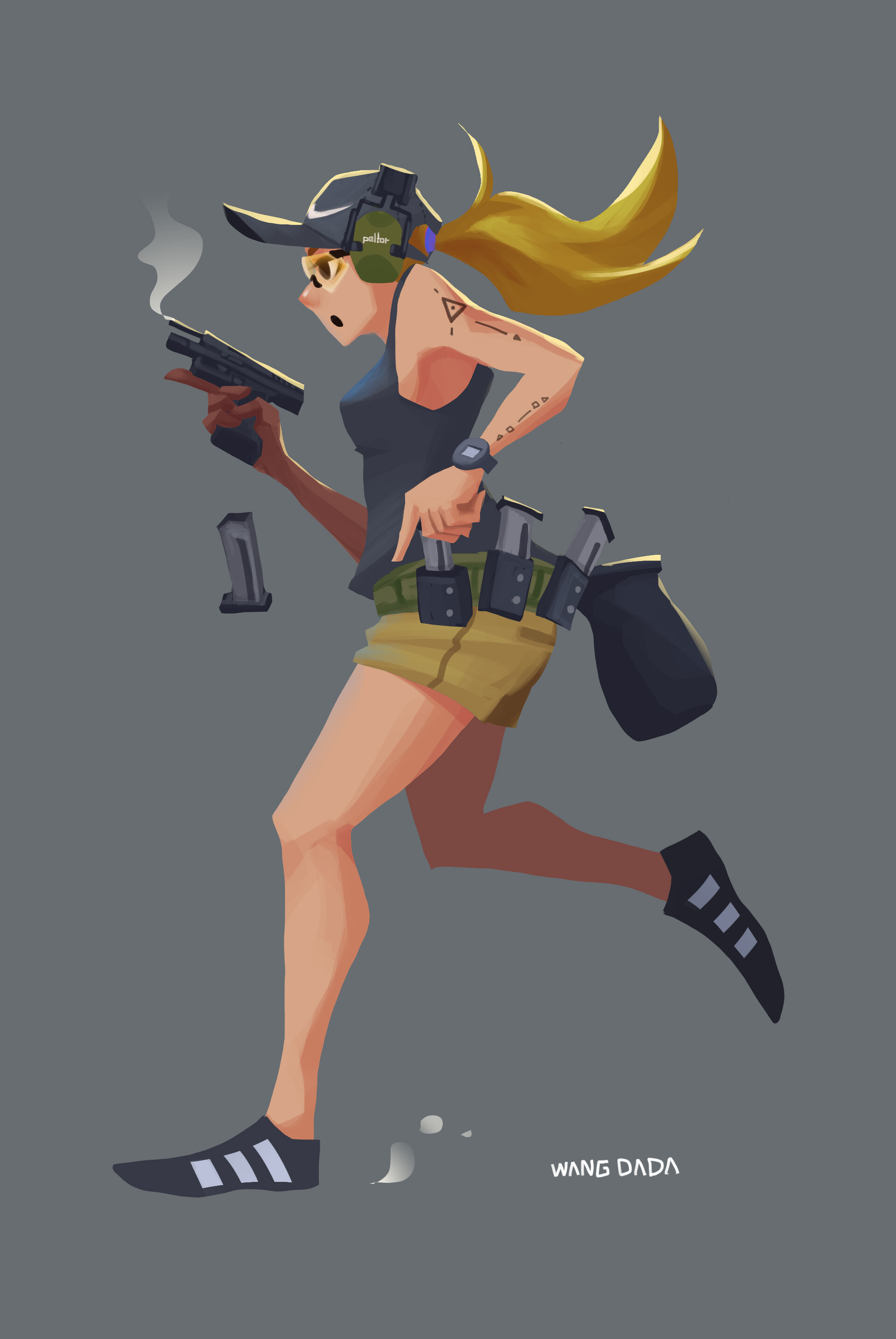 Shooter Girl by Wang Dada | Scrolller