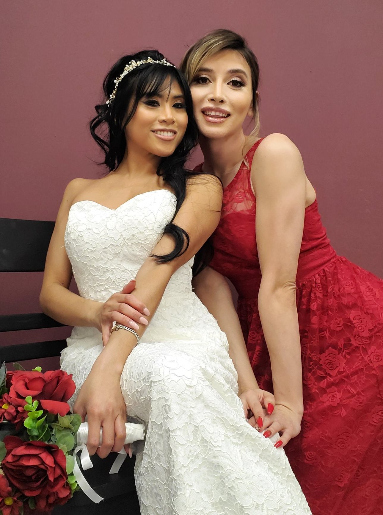 Shooting a wedding scene with Ember Snow | Scrolller