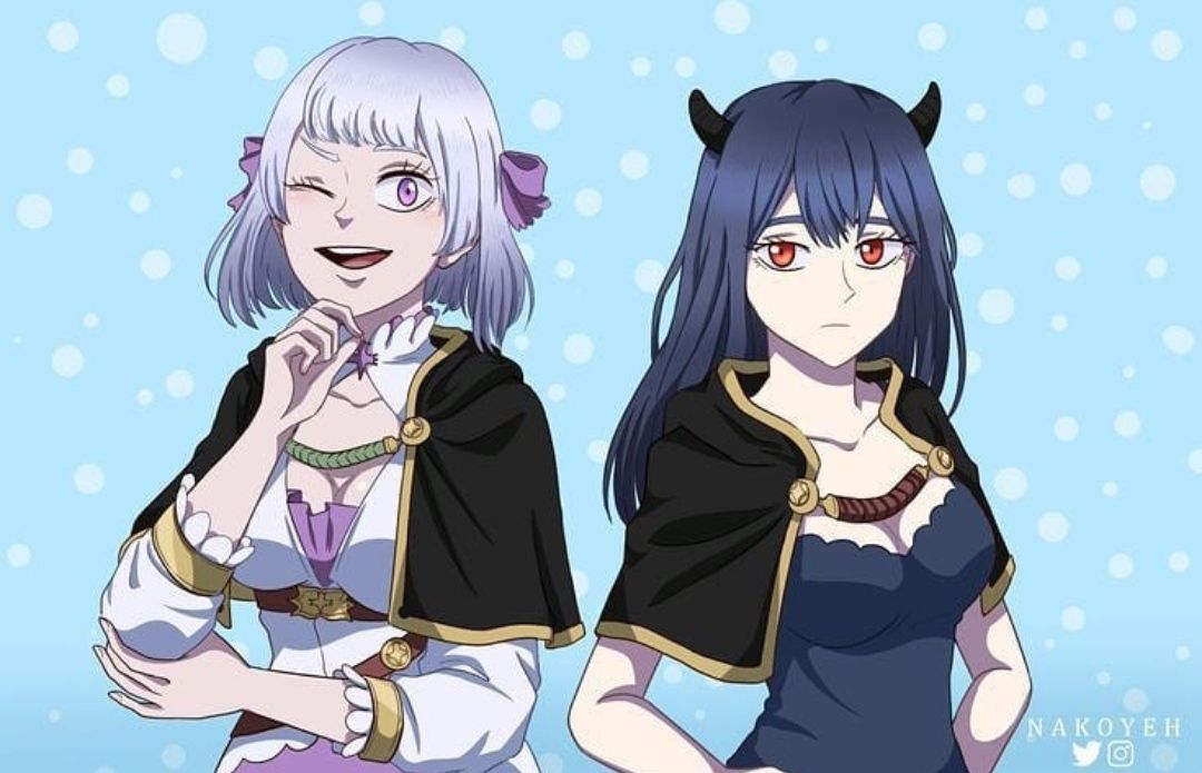 Short haired Noelle and Long haired Nero. Artist: nakoyeh(twitter) | Scrolller