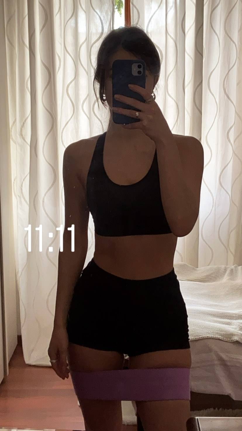 Short/tight workout spandex (Beatrice Barichella, IG today) | Scrolller