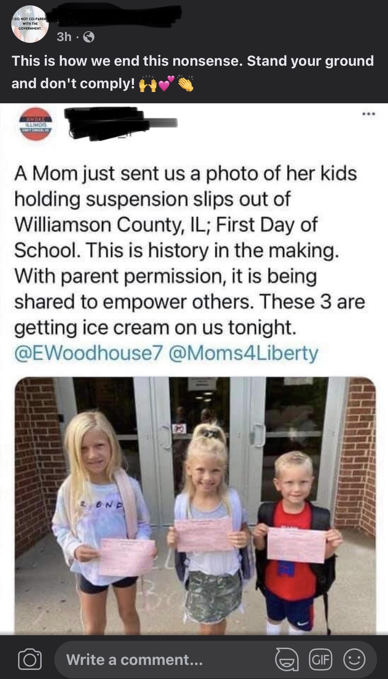 Shortchanging your kids education in the name of freedumb. | Scrolller