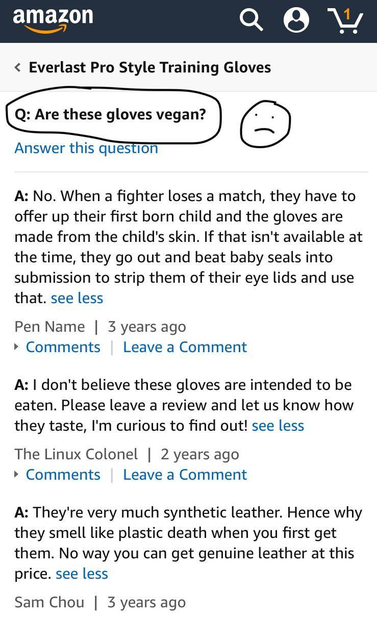 should we eat boxing gloves? | Scrolller