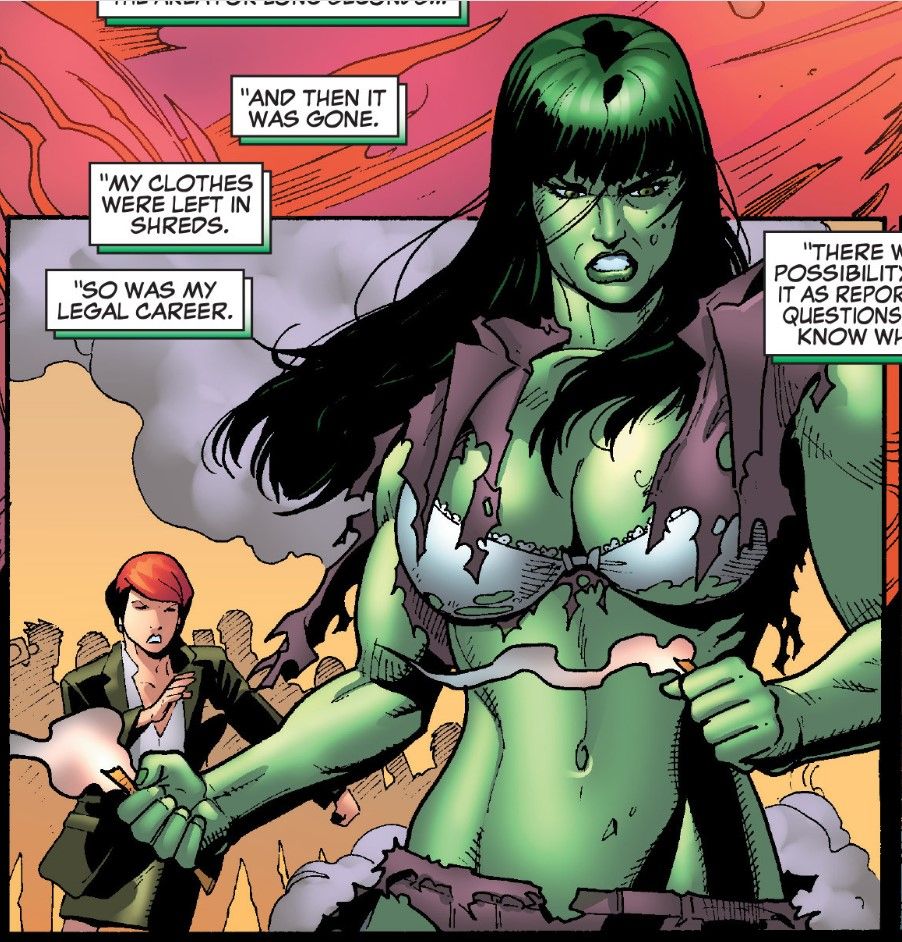 Shulkie's Tattered Clothes [She-Hulk (2005) #29] | Scrolller
