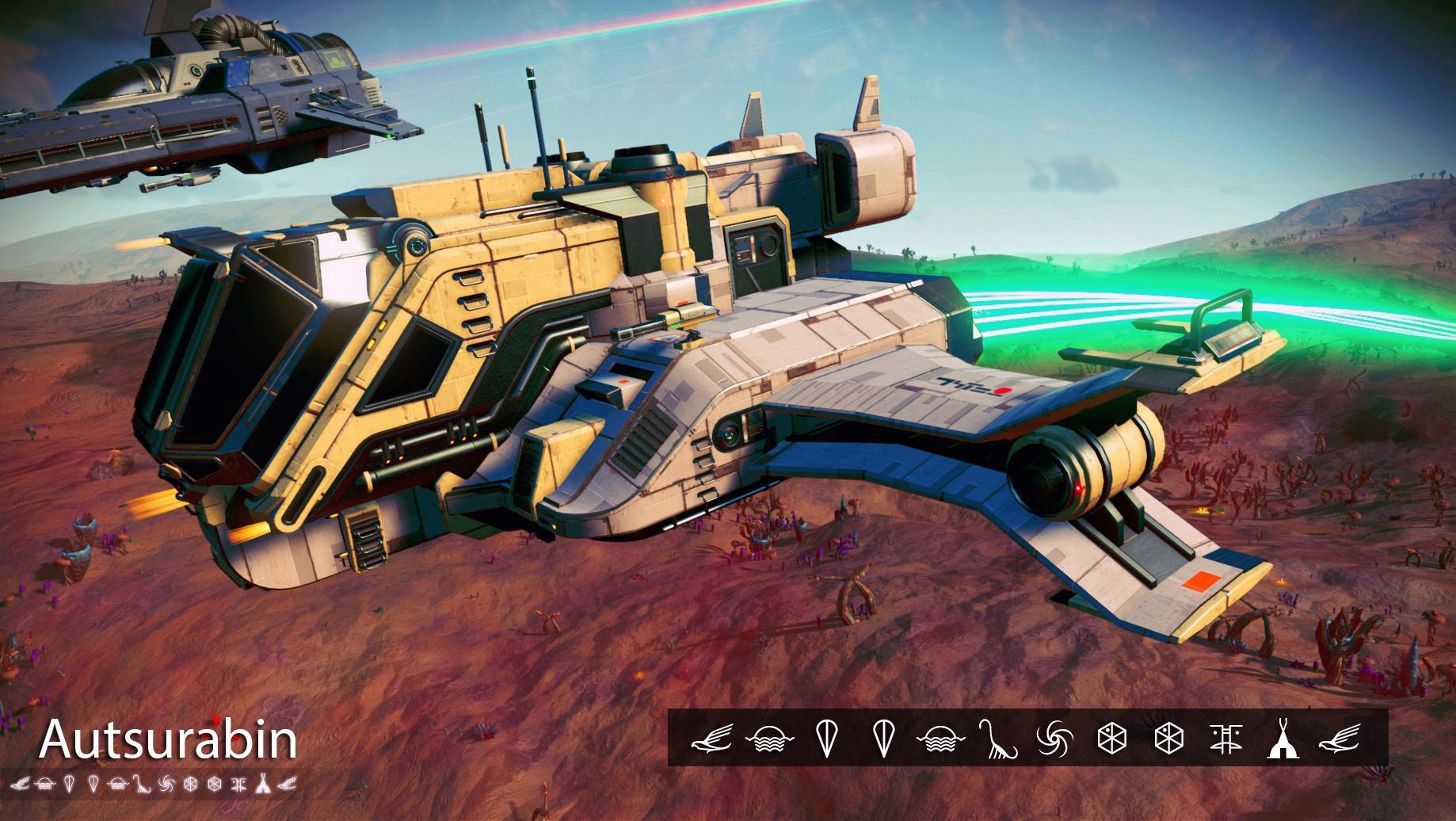 Shuttle: Yellow/White, Box Body, Y-Wing, Rounded Chin, Vertical Intake, Autsurabin | Scrolller