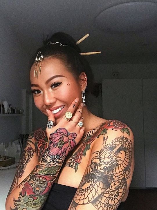 Shy and tatted | Scrolller