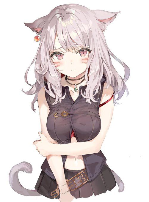 shy neko | Scrolller