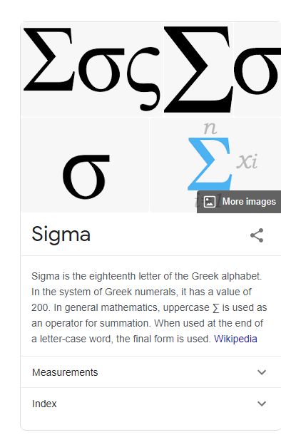 Sigma Greek alphabet | Scrolller