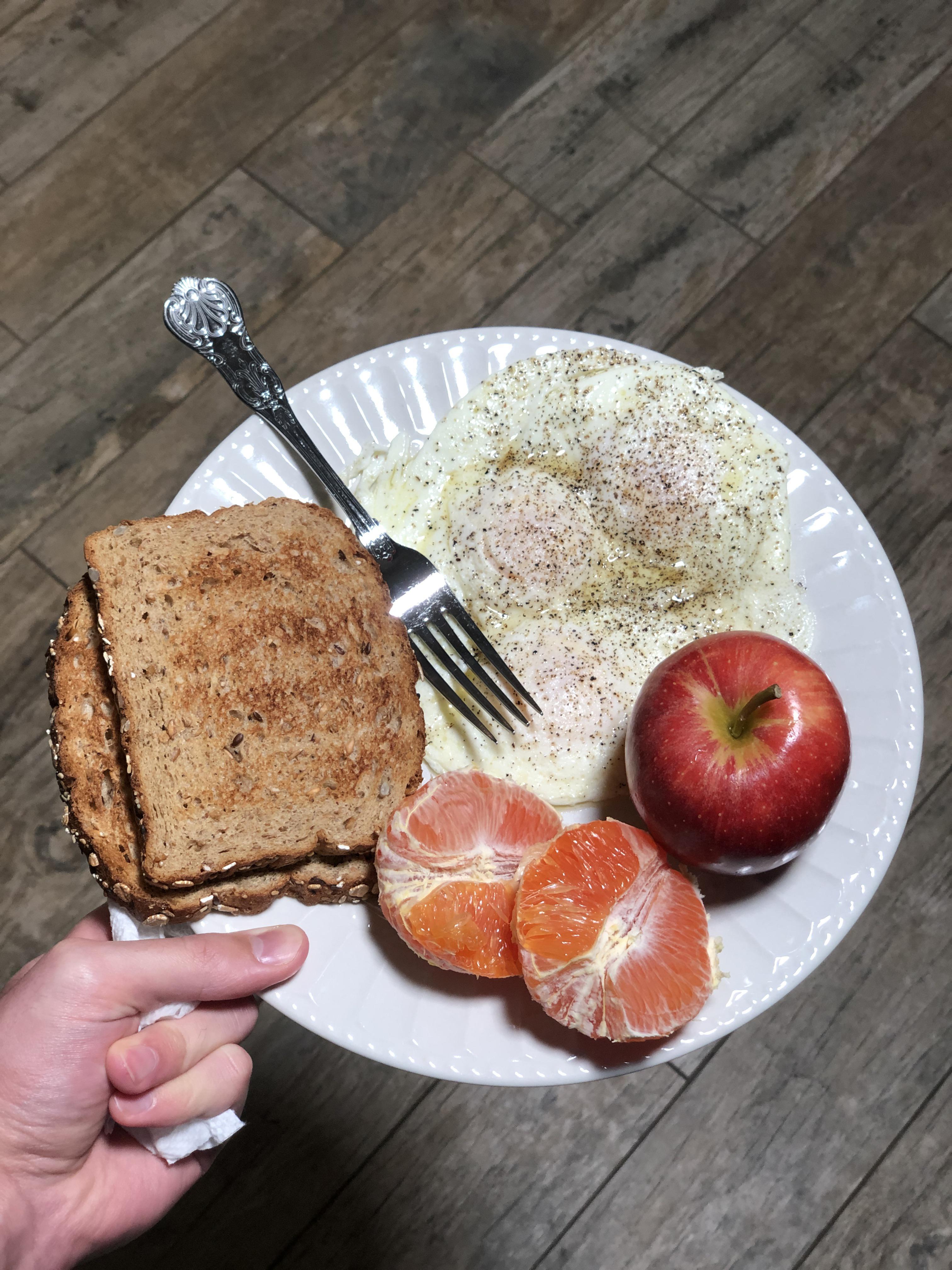 Simple yet delicious breakfast. | Scrolller