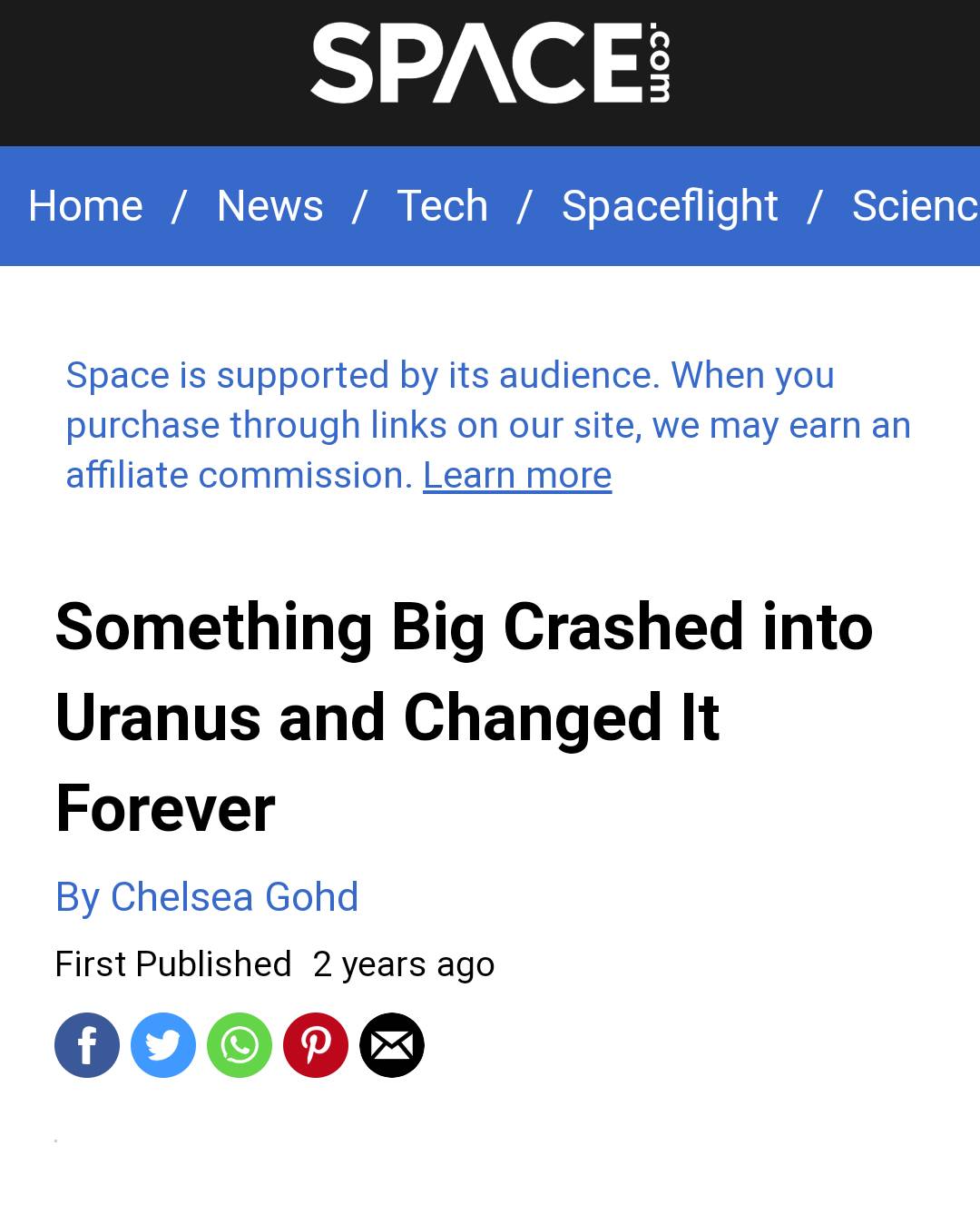 Since we're talking about Uranus | Scrolller
