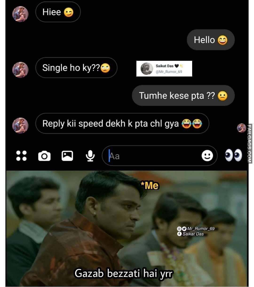 Single ho ky?? funny indian memes | Scrolller
