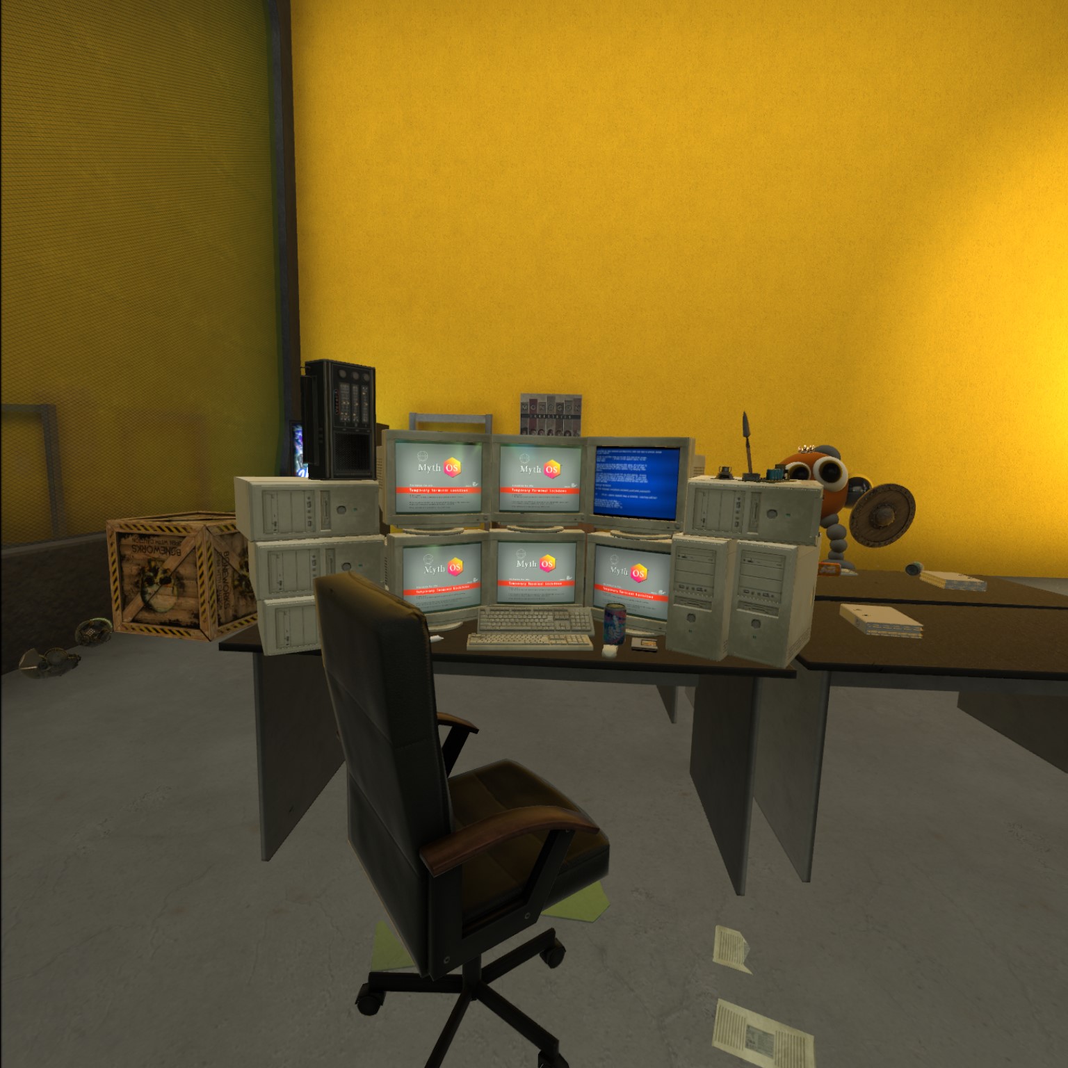 Six monitor setup. | Scrolller