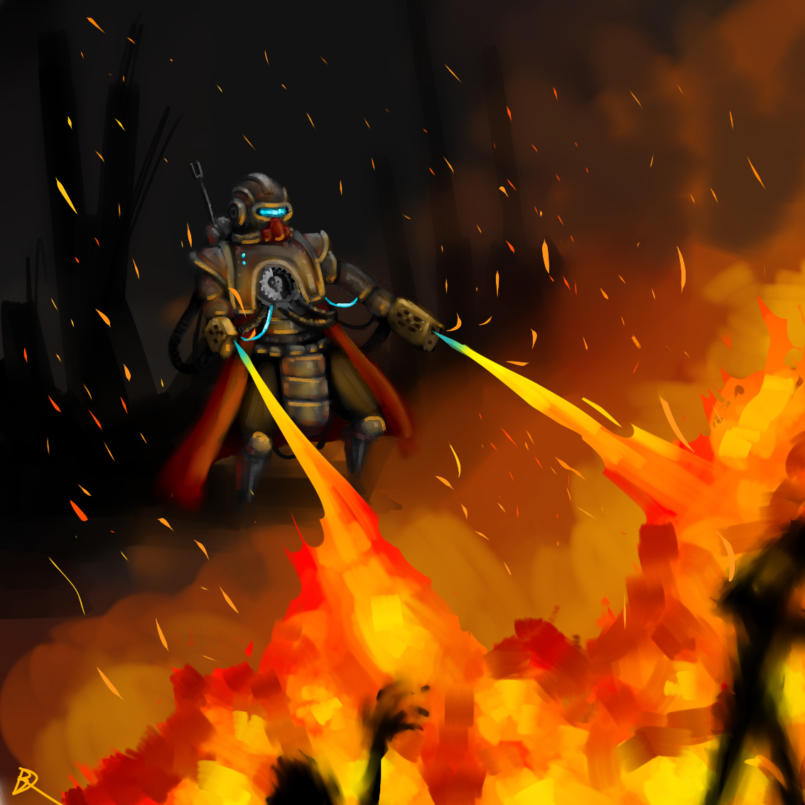 Skitarii cleanser artwork (OC) | Scrolller