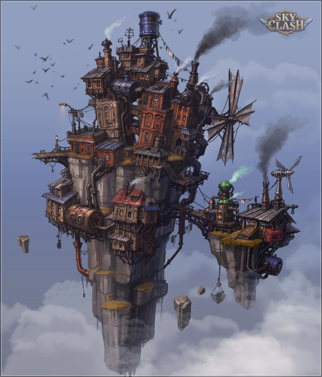 Sky City by AIVIK Studio | Scrolller