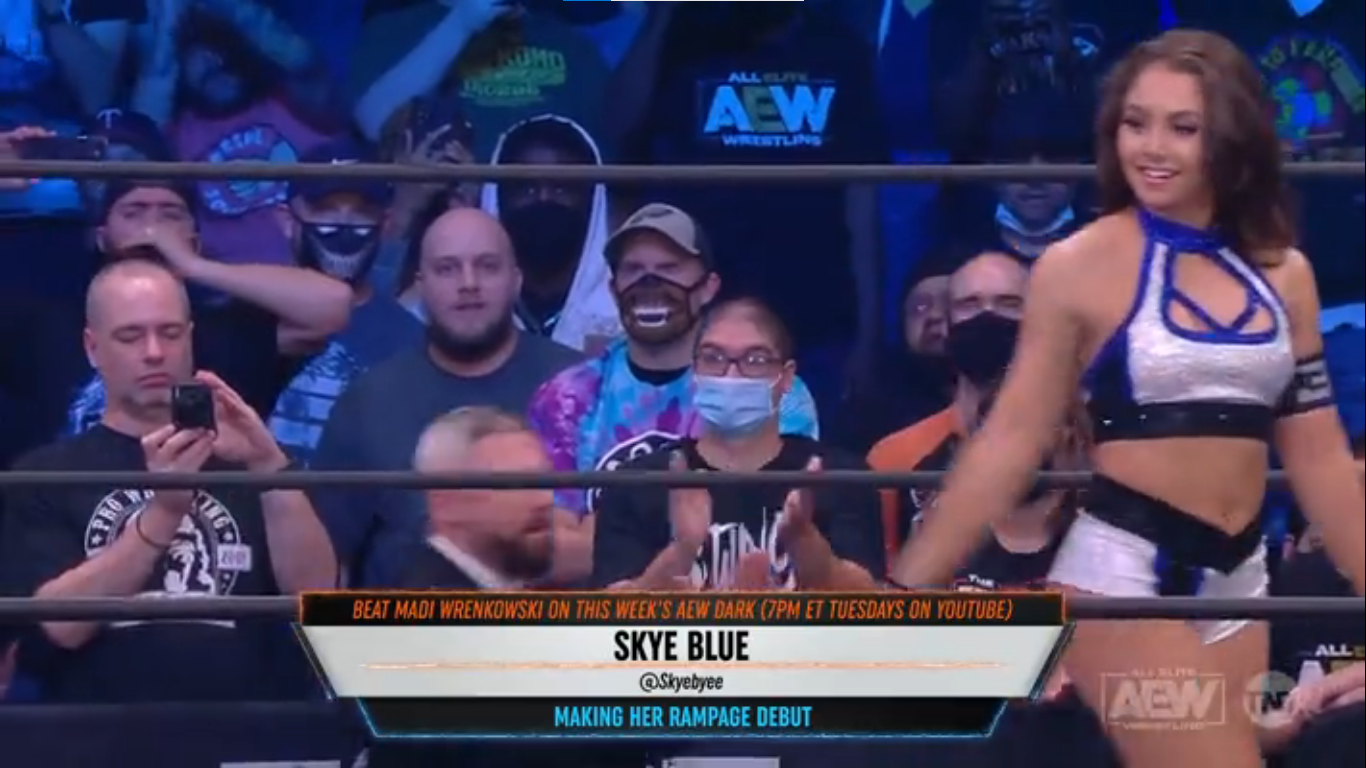 Skye Blue on AEW tonight | Scrolller