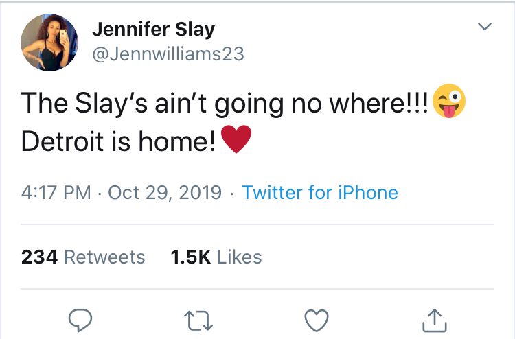 Slay’s wife is happy to stay! | Scrolller